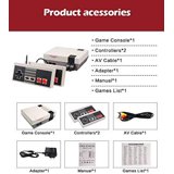 Mini Console, Built-in with 620 Classic Games Dual Players Mode Console ...