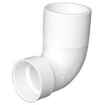 Charlotte Pipe Schedule 40 4 in. Hub x 4 in. Dia. FTG PVC 22-1/2 Degree Street Elbow - Walmart.com