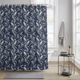 Blossoming Petals and Leaves Shower Curtain for Bathroom, Abstract ...