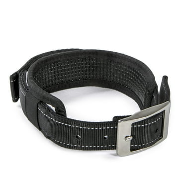 Hamilton 1" Double Thick Nylon Deluxe Dog Collar, 24" long, Black ...