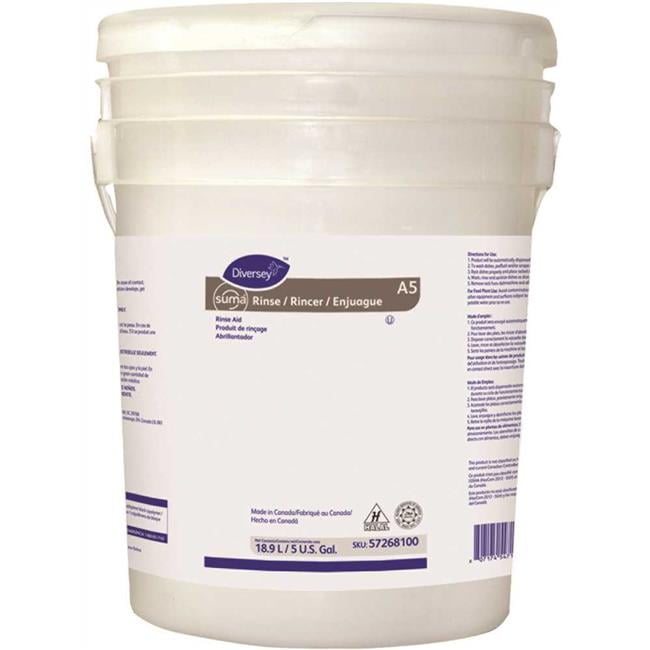 Diversey 57268100 5 gal Suma Rinse A5 Surfactant Dish Machine Rinse Aid ...