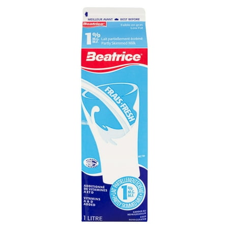 Beatrice Milk 1% 1L, Bea Milk 1% 1L - Walmart.ca