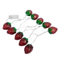 BSJJY 1.6M 10LED Fruit Strawberry String Lights Battery Powered Indoor ...