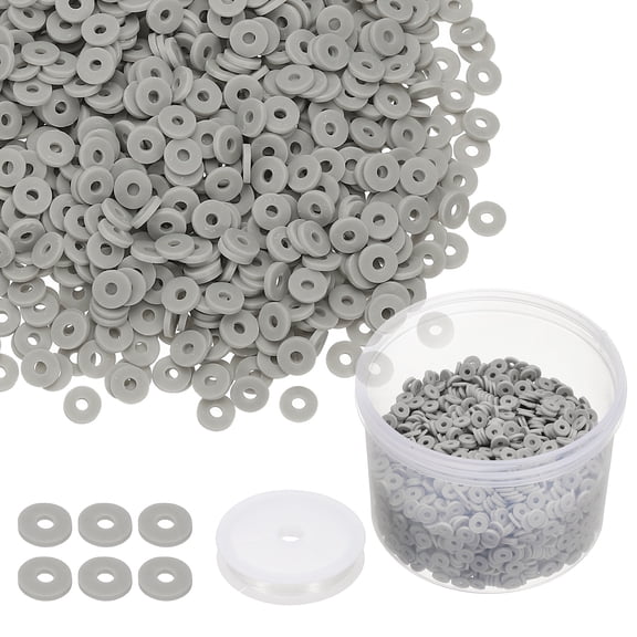 Clay Beads, 3704Pcs Heishi Beads with Letter Beads, 5 Colors Polymer ...