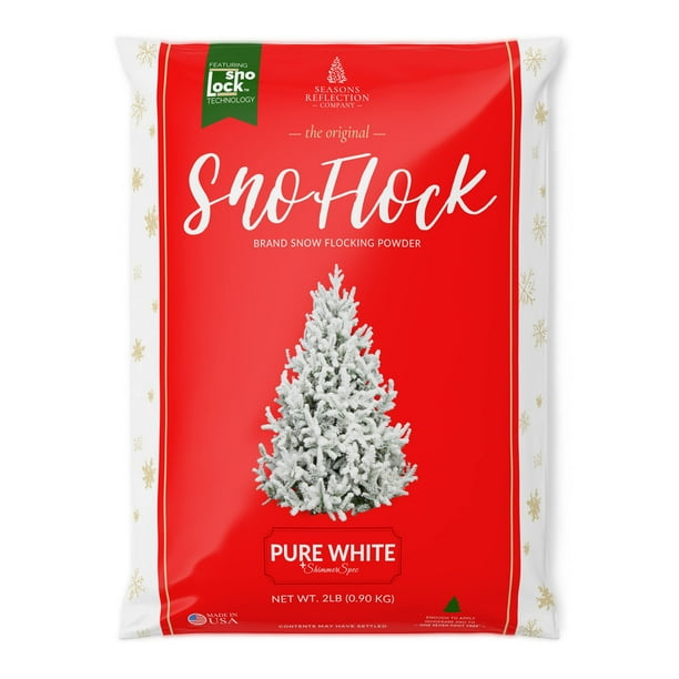 SnoFlock The Original Premium Self-Adhesive Snow Flock Powder with ...