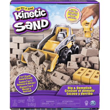 Kinetic Sand, Sandisfying Set with 2lbs of Sand and 10 Tools, Play Sand ...