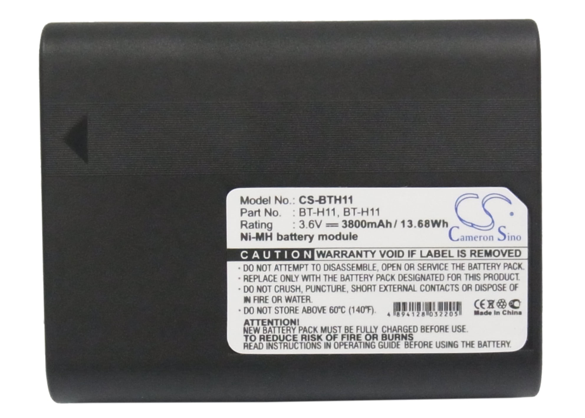 Replacement Battery For Sharp 3.6v 3800mAh / 13.68Wh Camera Battery ...