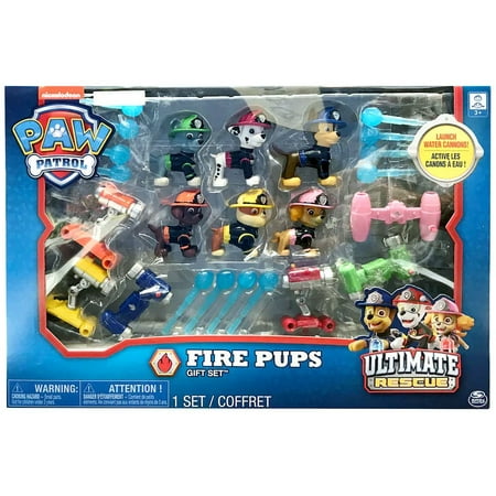 Paw Patrol Ultimate Rescue Fire Pups Gift Set Figure 6-Pack – BrickSeek