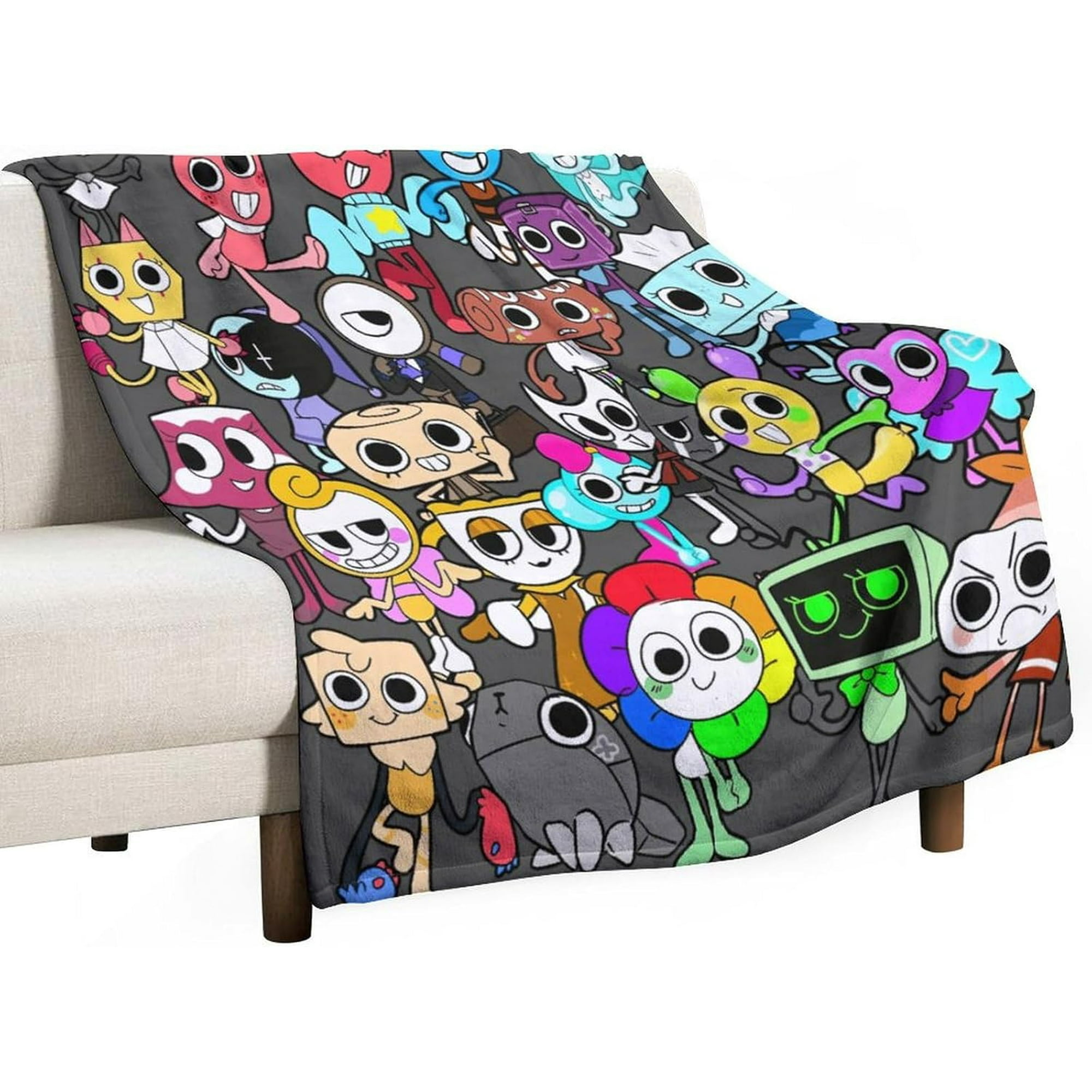 Click here for Dandys World Cartoon Print Flannel Blanket - Ultra... prices