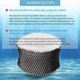 2X Filter Replacement for HWF62,Humidifier Filter A,for Models HM1701 ...