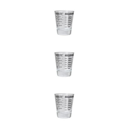 fastboy 60ML Glass Measuring Cup With Scales Shot Heavy Ounce Cups ...