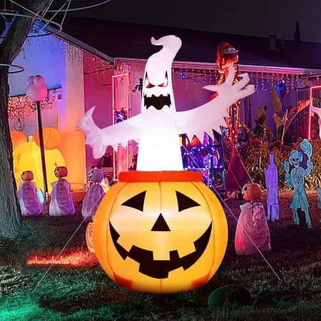 5.2 Ft Tall Halloween Inflatables Decorations Clearance, Outdoor Indoor ...