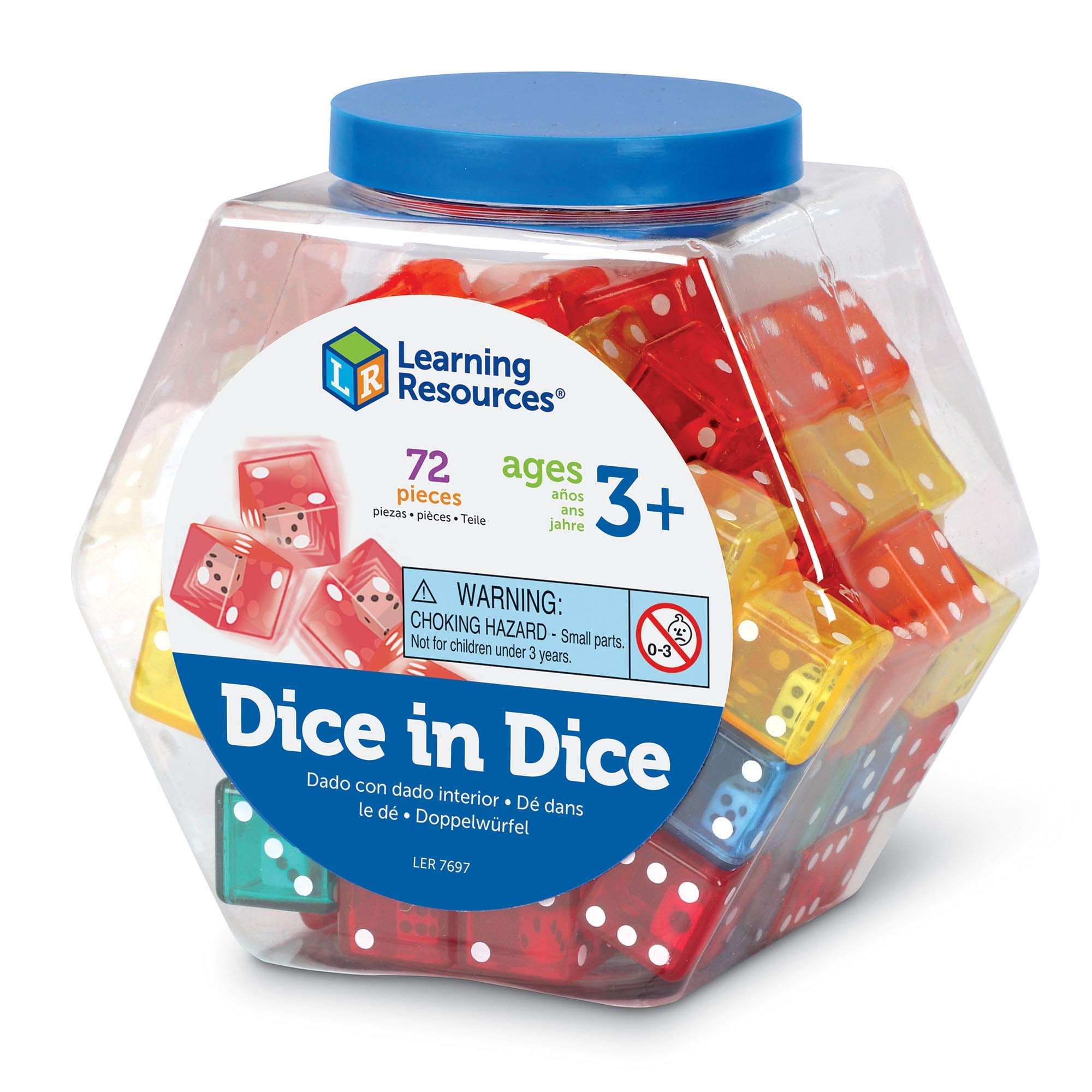 Click here for Learning Resources Dice In Dice Bucket  Pack Of 72 prices