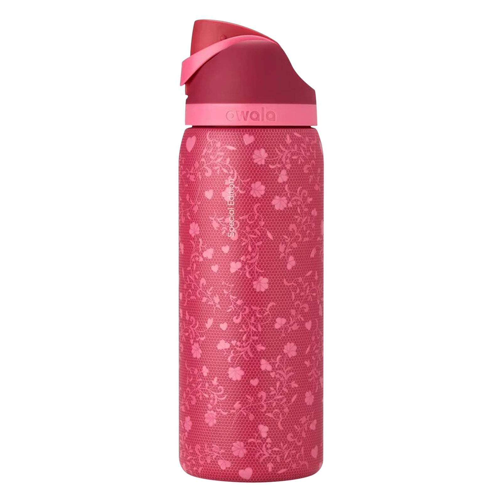 Owala FreeSip Stainless Steel Water Bottle - Love Letter, Hot Pink ...