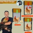 Pet Doors,Automatic Chicken Coop Door Solar, with APP Timer,Anti-Pinch ...