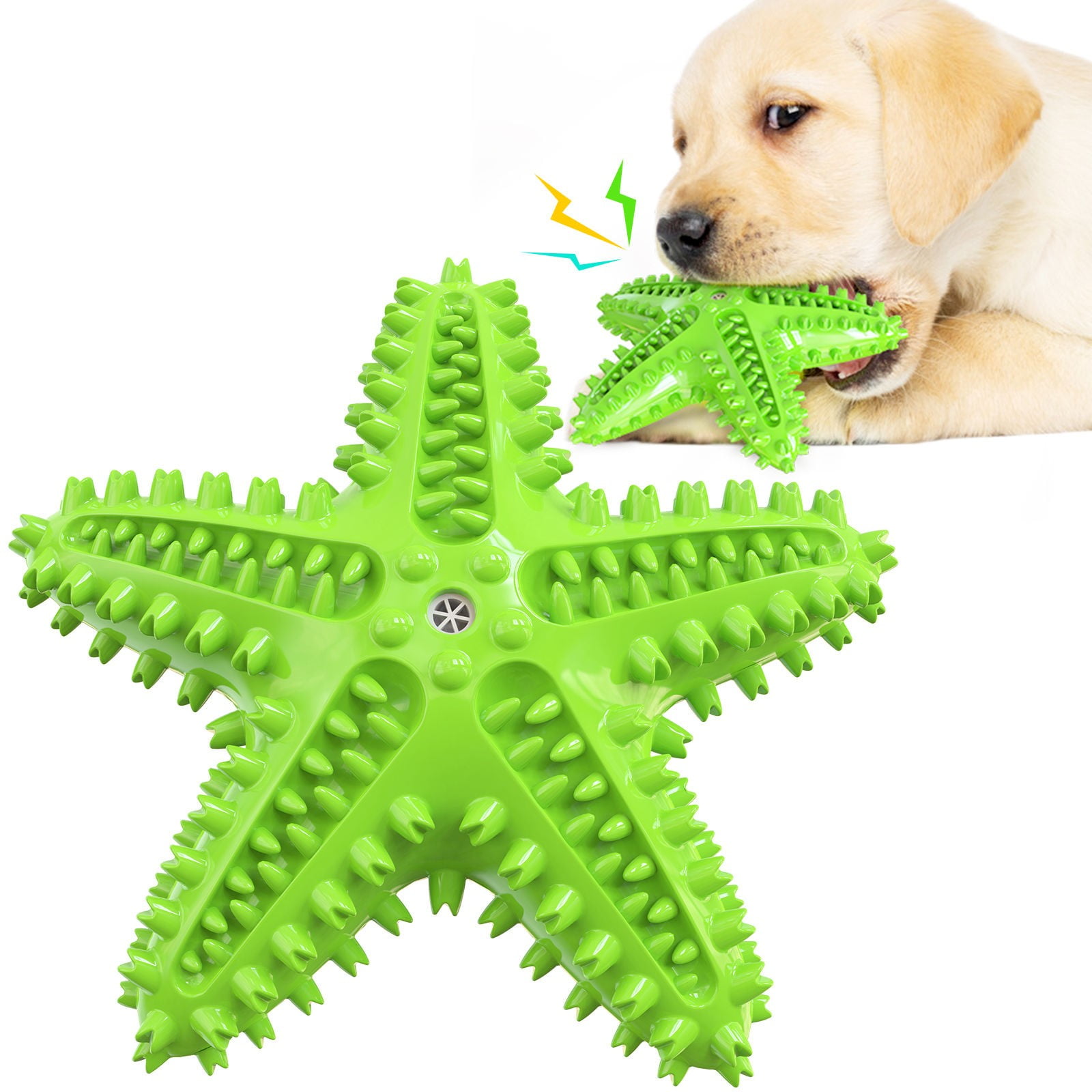 Click here for Staron Squeaky Dog Toy Starfish Shape Chew Teeth C... prices