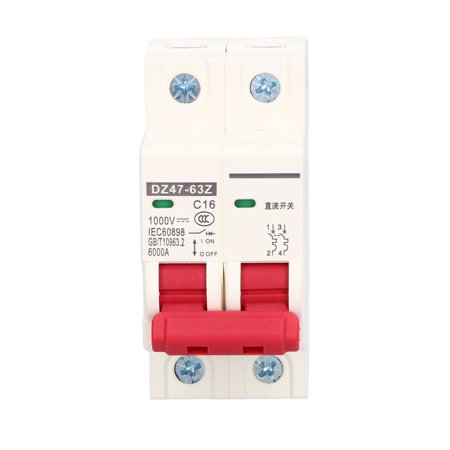 Circuit Breaker Switch, Arc Extinction 6000A Breaking Capacity 16A DC ...
