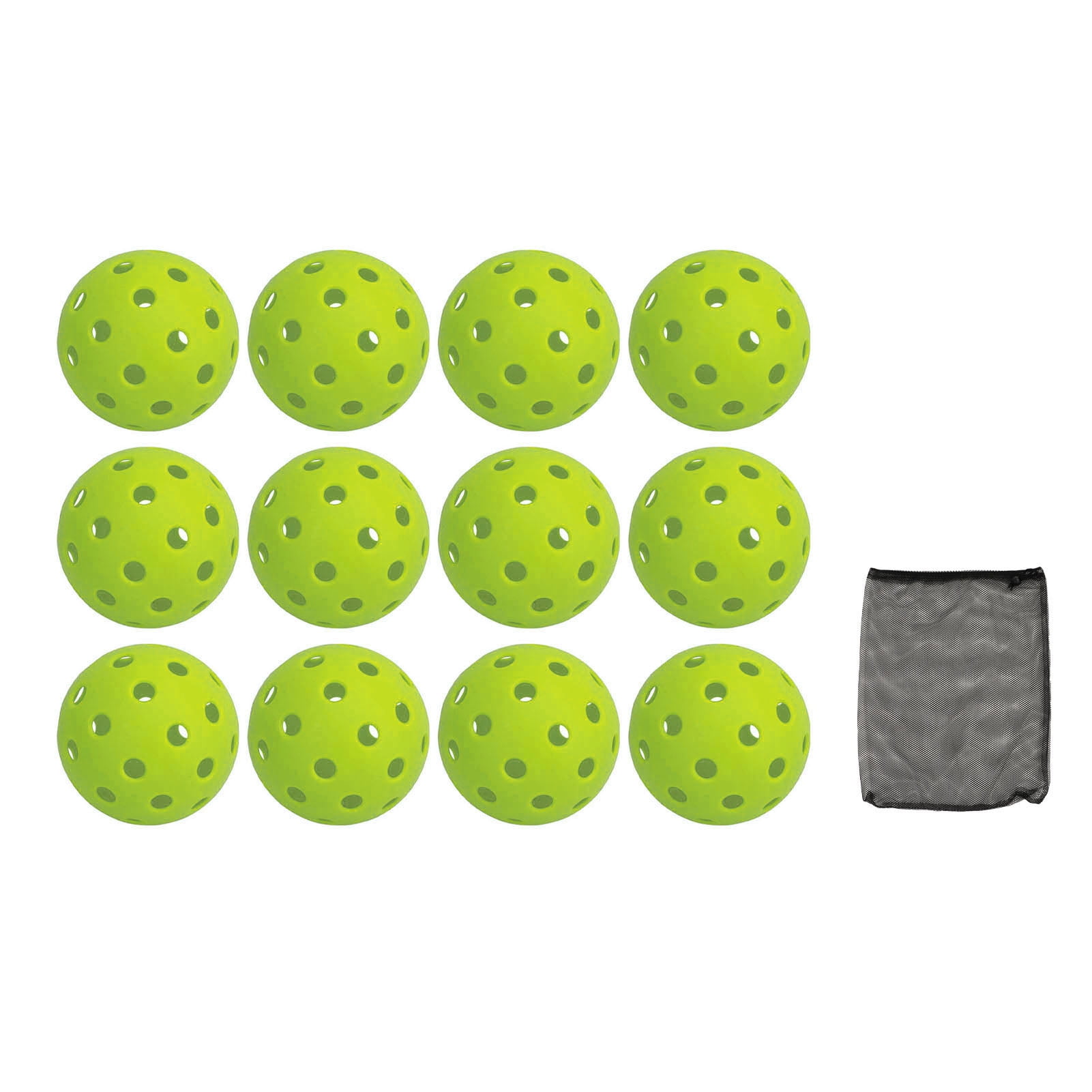 Click here for Oubit High Elasticity Pickleball 12pcs 74mm 40 Hol... prices