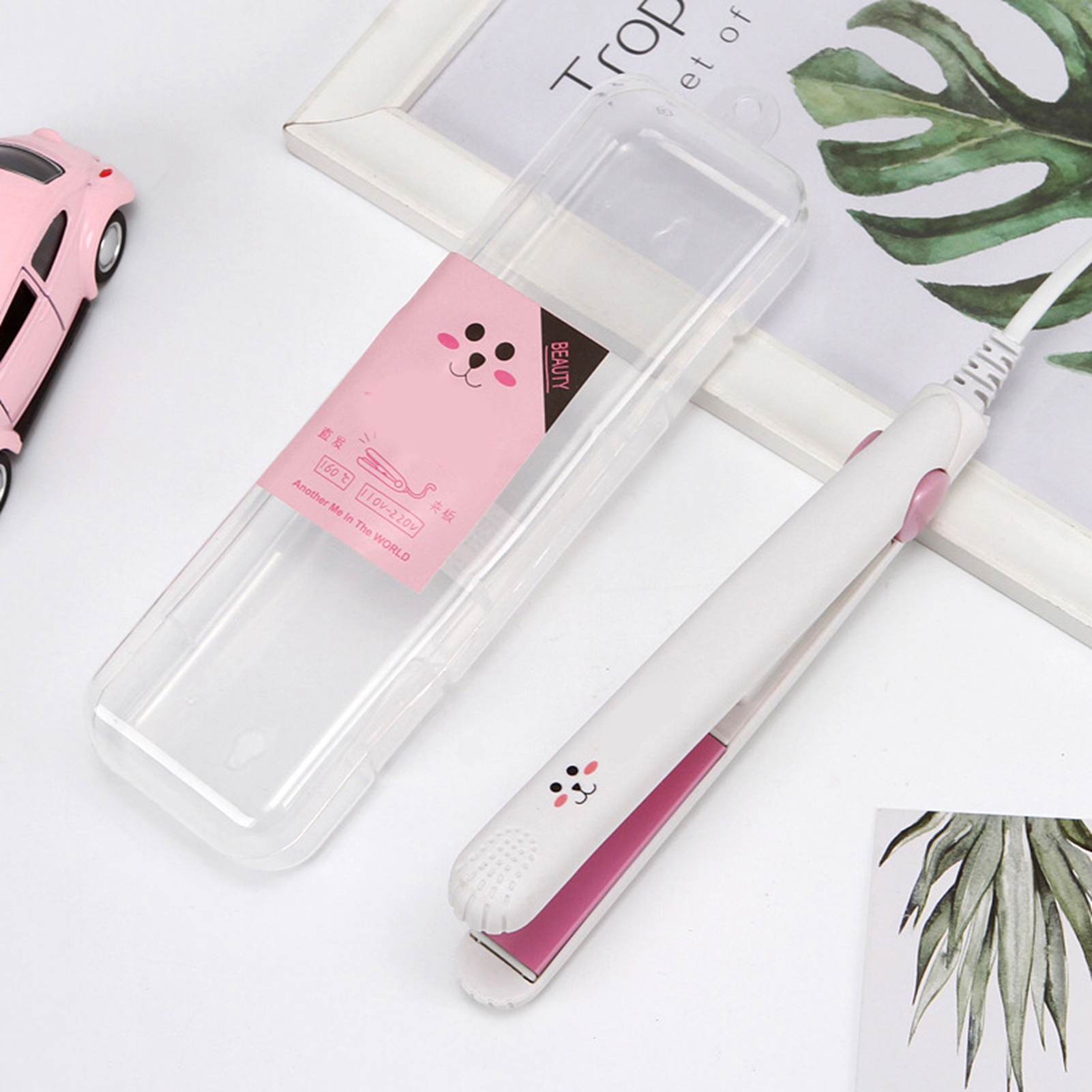 Mini Plancha de Pelo Profesional JAAS Cerámica 220 V Blanco | Walmart ...