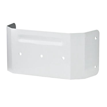 Amerimax Home Products 2 in. x 3 in. White Vinyl Downspout Clip ...