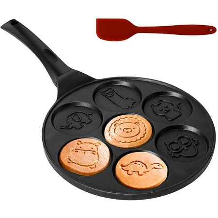Animal Pancake Pan,Nonstick Pancake Griddle with 7 Unique Cute Animal ...