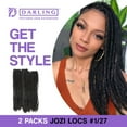 Darling Jozi Locs Crochet Hair 2X Pack, 18 inch, 1/27, Adult, Female ...