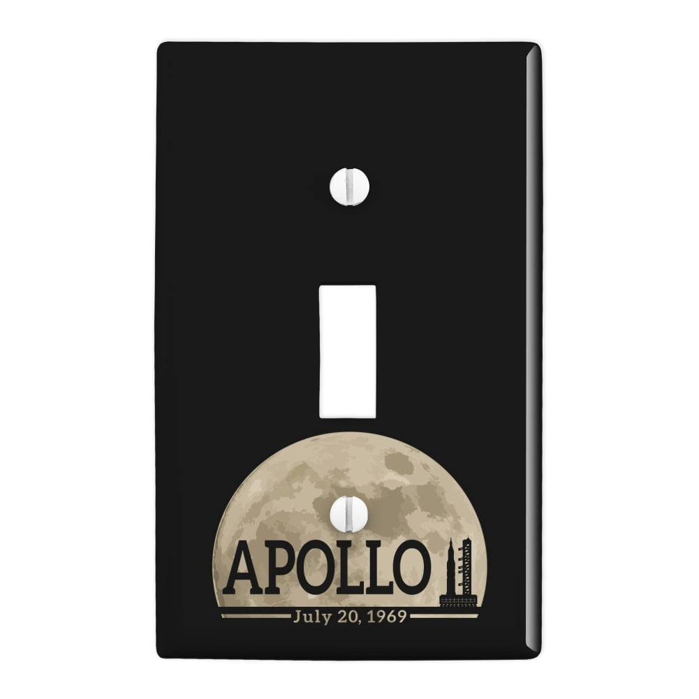 NASA Apollo 11 Moon with Saturn V Rocket and Launchpad Plastic Wall ...