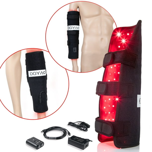 Dgyao 660nm Red Light Therapy Device 880nm Infrared Light Pads Brace