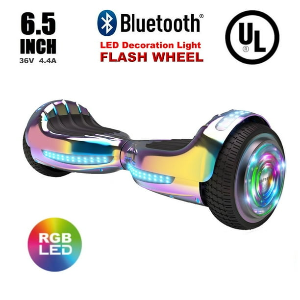 TOP LED 6.5" Flash Wheel Hoverboard Two Wheel Self Balancing ...