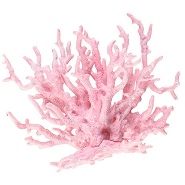 Penn-Plax Deco-Coral Pink and White Plastic Stag Coral - Walmart.ca