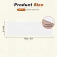 Uxcell 200 Sheets Blank Index Cards, 2"x5.9" Double Sided Thick ...