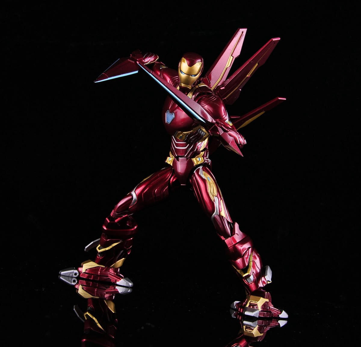 Marvel SHF Ironman MK50 Nano Weapon Set Avengers Infinity War figuras ...