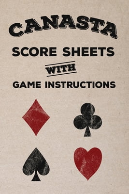 Pre-Owned Canasta Score Sheets With Game Instructions: Classic Canasta ...