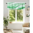 Curtain Valances for Kitchen,Abstract Modern Gradient Water Ripple ...