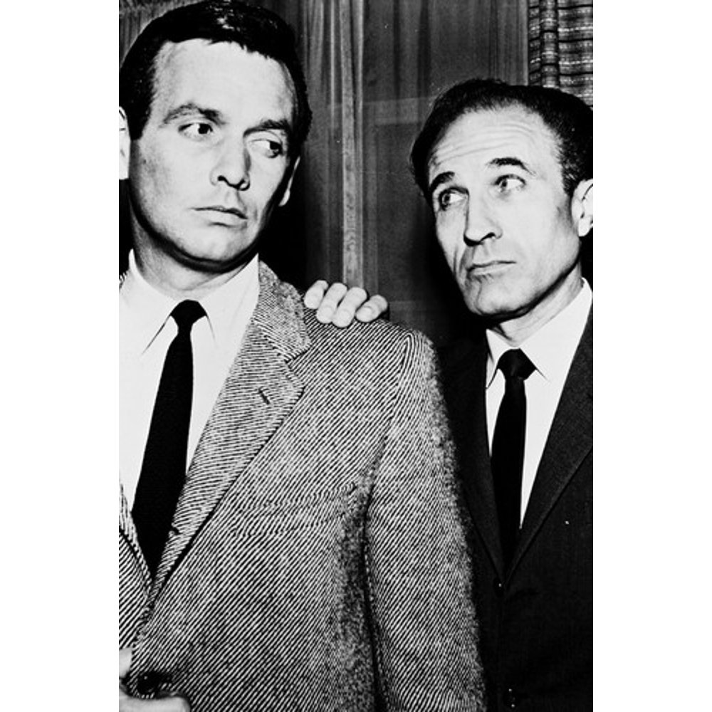 David Janssen in The Fugitive 24x36 Poster with Barry Morse - Walmart ...