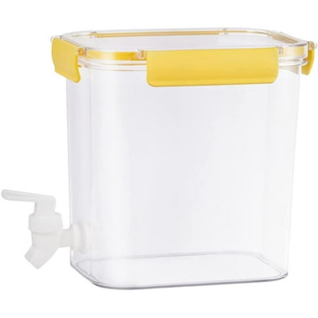 Plastic Drink Beverage Dispenser: 3.5L Fridge Juice Lemonade Water ...