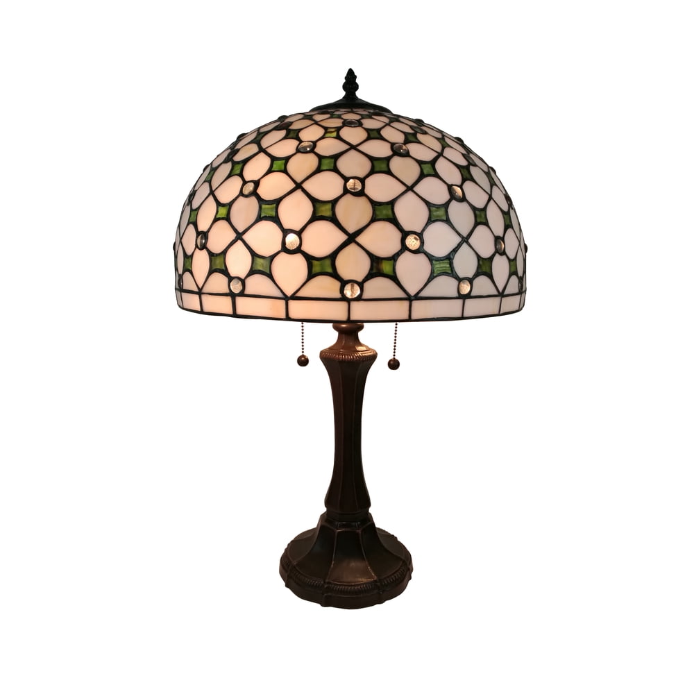 Amora Lighting AM292TL16 Tiffany Style Jeweled Table Lamp - Walmart.com ...