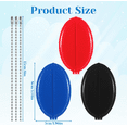 3 Pcs Rubber Squeeze Coin Purse with Chain Small Oval Change Pouch for ...