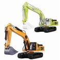 Excavator Classic Alloy+Plastic Diecast Toys Model Engineering Sound ...