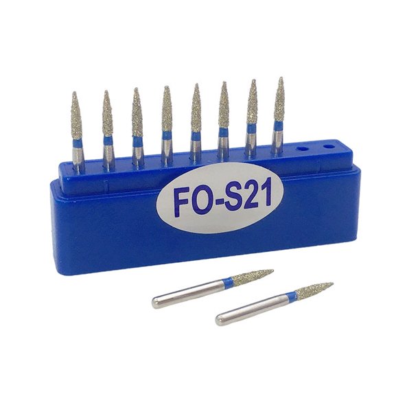 10 pzs/caja de burs dentales para pulido de piezas de mano de alta velocidad serie fo | Bodega ...