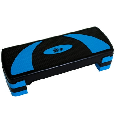 Free Shipping! The Step High Step Aerobic Platform with High Step Blue ...