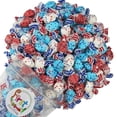 FirstChoiceCandy American Flag Saltwater Taffy Sweet Candy- 2 Pound ...