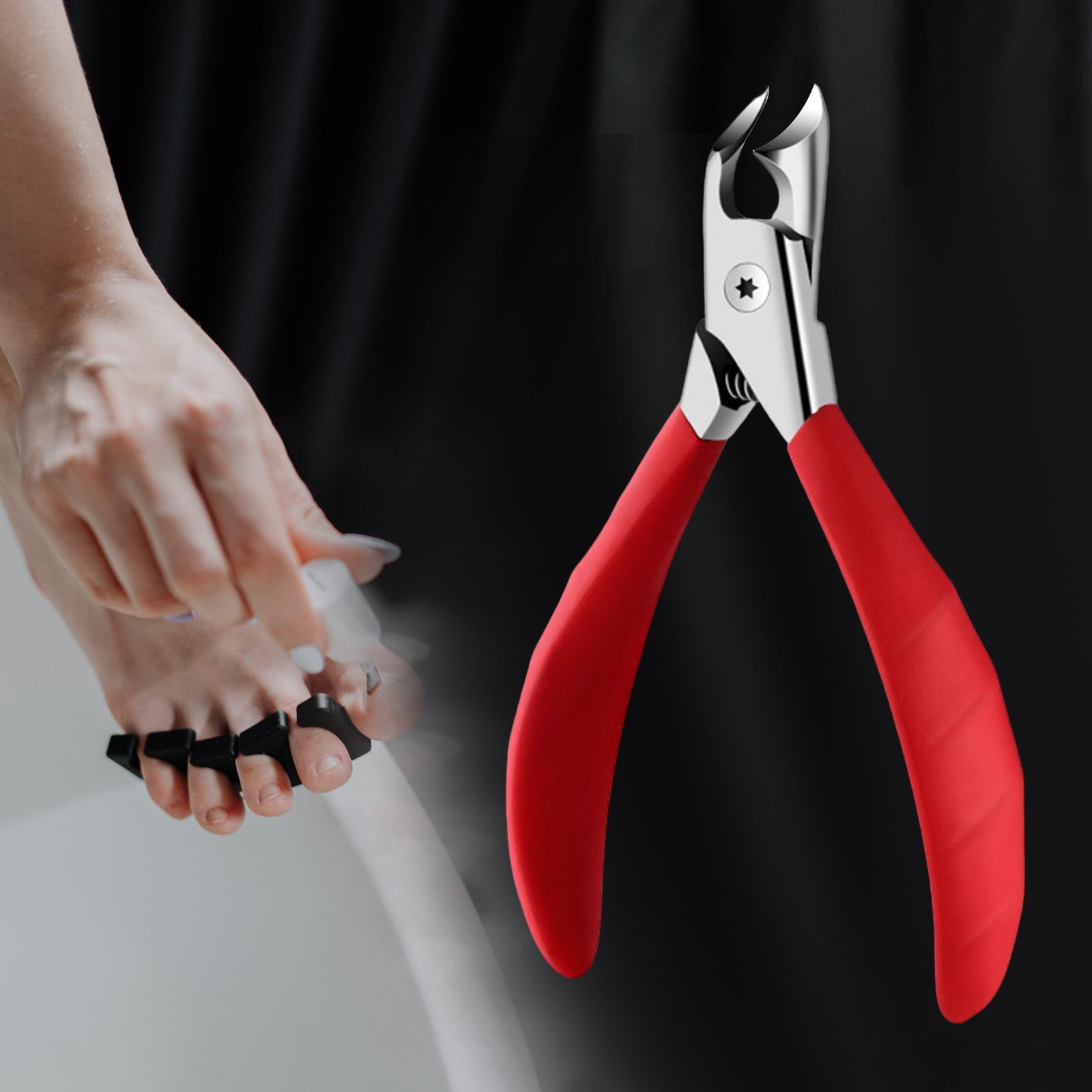 Toenail Clippers with Spring Nonslip Handle Multifunctional Thick Nails ...