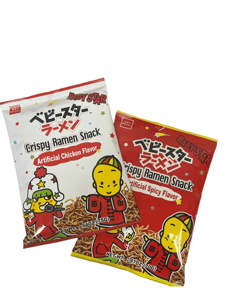 Baby Star Crispy Ramen Snack Ready to EAT! Set of 2 Flavors - Walmart.com