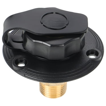 RV Water Inlet Connection City Water Fill Inlet Flange Brass with Check ...