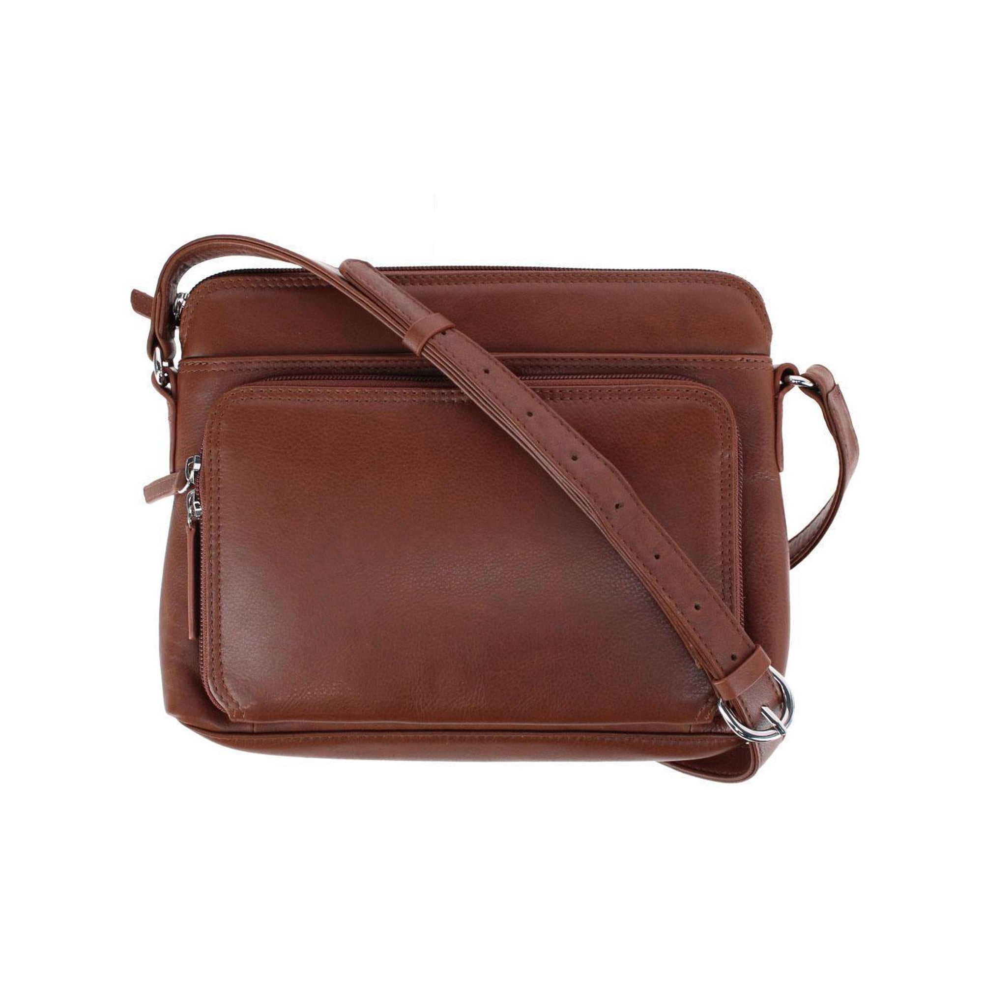 Click here for Ctm Leather Shoulder Bag Purse With Side Organizer... prices