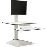 Lorell, LLR99549, Sit-to-Stand Electric Desk Riser, 1 Each, White ...