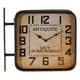 Square Train Station Wall Clock - Walmart.com