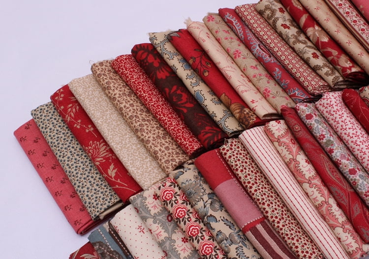 10 Fat Quarters - French General by Moda France Calico Floral Flowers ...