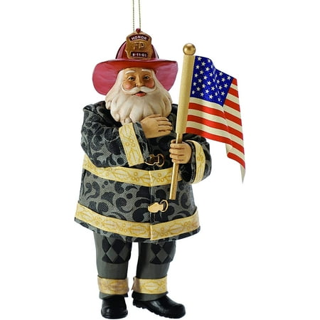 HHHC Possible Dreams Jim Shore Tribute to 9/11 Firefighter Santa ...